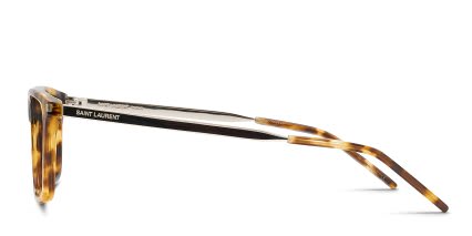 Saint Laurent SL 344 Tortoise Eyeglasses | Includes Free Rx Lenses ...
