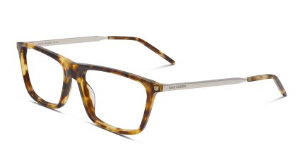 Saint Laurent SL 344 Tortoise Eyeglasses | Includes Free Rx Lenses ...