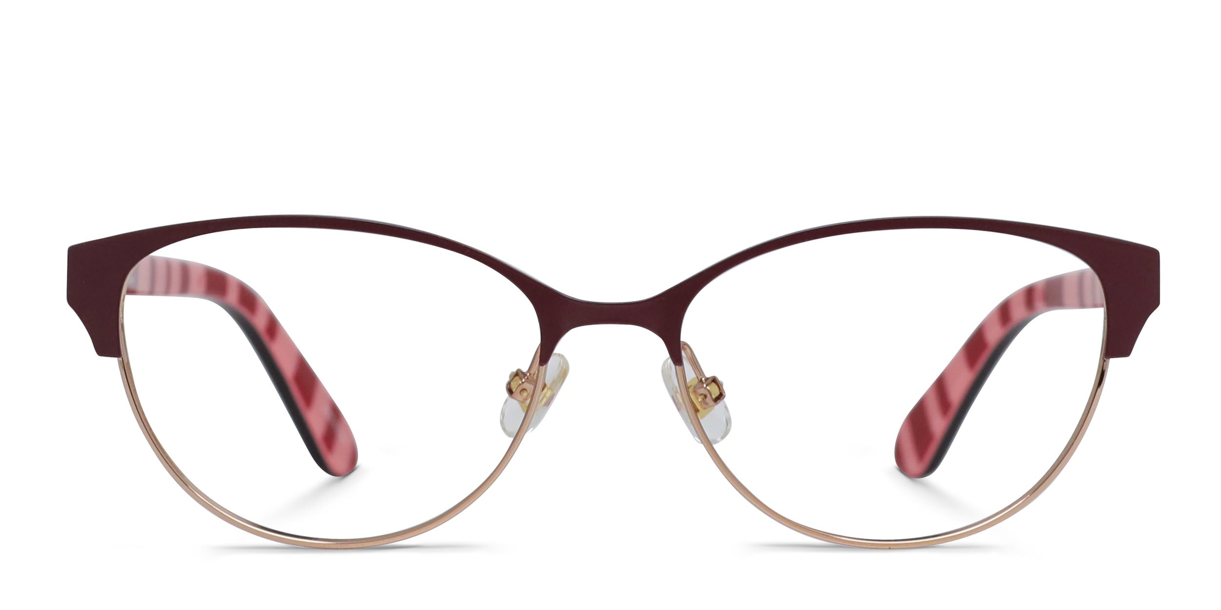 Kate Spade Emelyn Red, Gold Prescription Eyeglasses