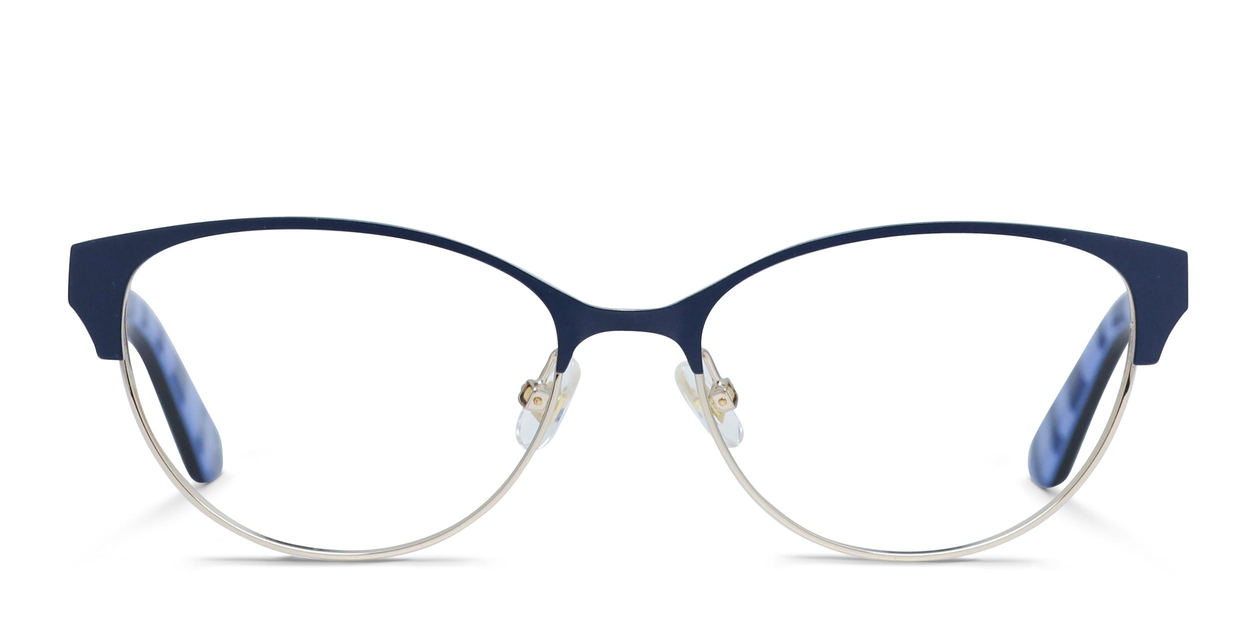 Kate Spade Emelyn Blue, Gold Prescription Eyeglasses