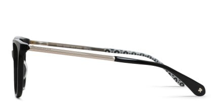 Kate Spade Kimberlee Shiny Black Prescription Eyeglasses