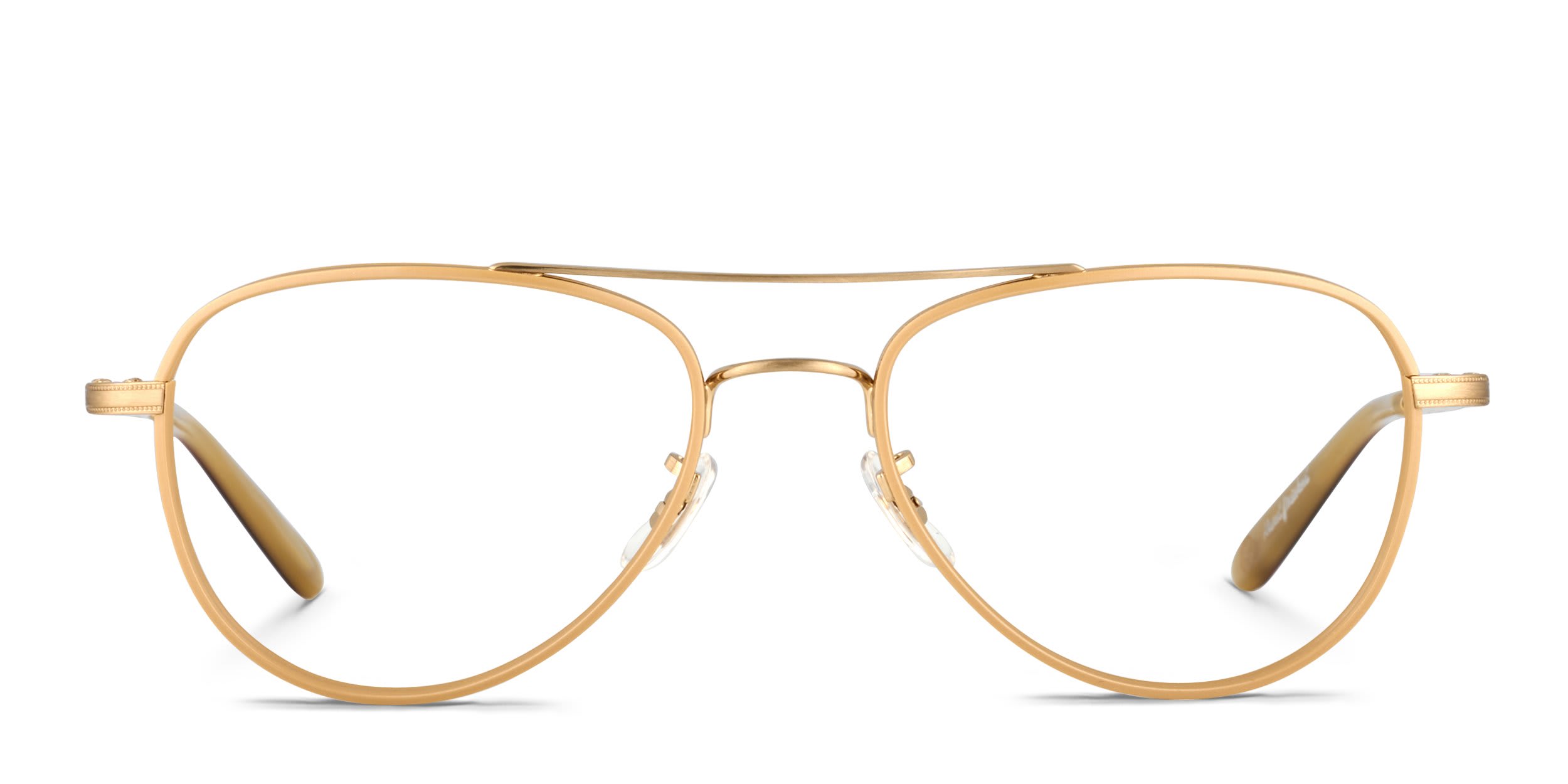 Garrett Leight Linnie Beige, Gold Prescription Eyeglasses