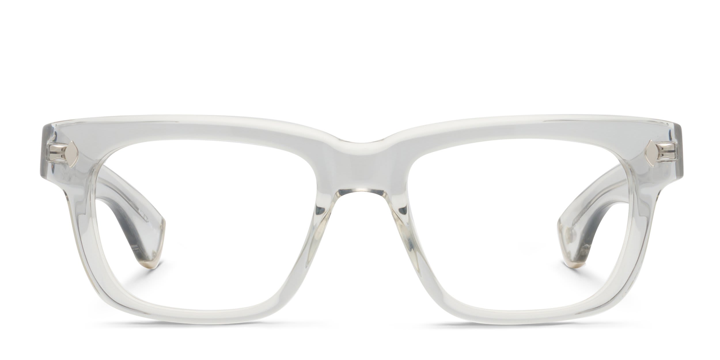 Garrett Leight x Officine Generale Gray, Clear Prescription Eyeglasses