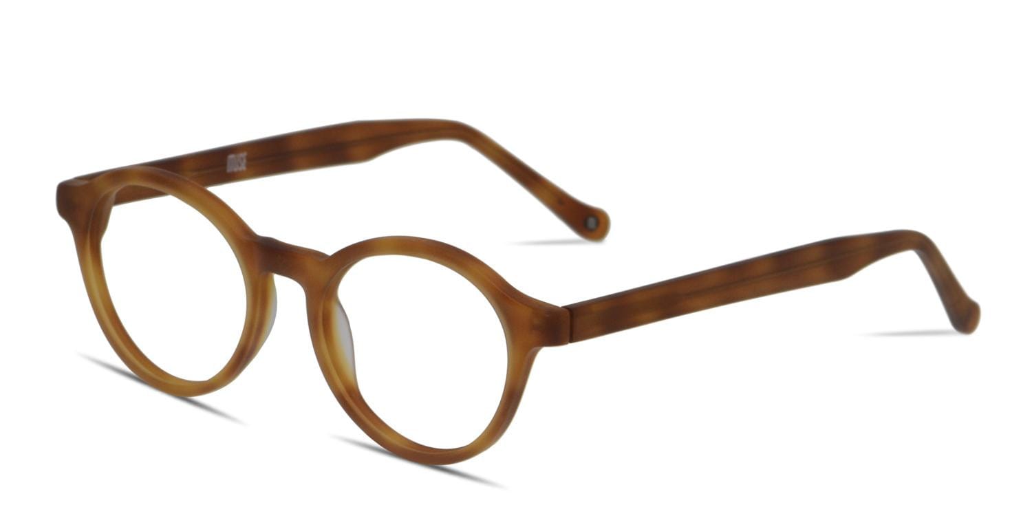 Muse M Round Brown/Tortoise Prescription Eyeglasses