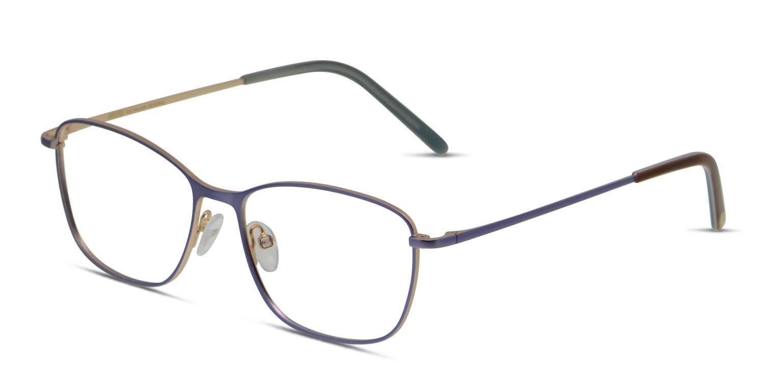 Ottoto Manner Purple/Gold Prescription Eyeglasses