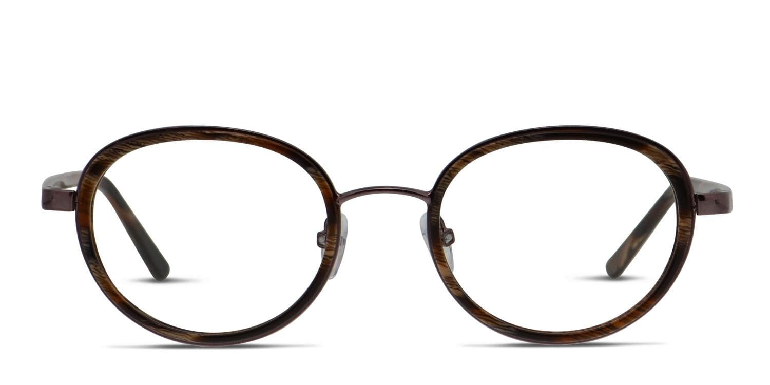 Ottoto Donato Brown w/Pattern Prescription Eyeglasses