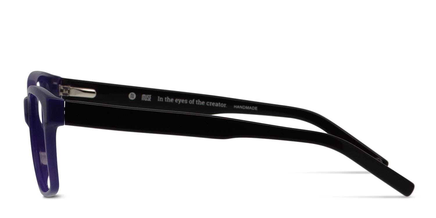 Muse Minnesota Purple/Black Prescription Eyeglasses
