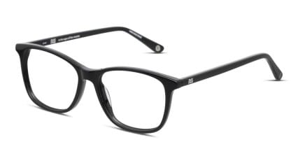 Muse Nancy Shiny Black Eyeglasses | Includes Free Rx Lenses ...