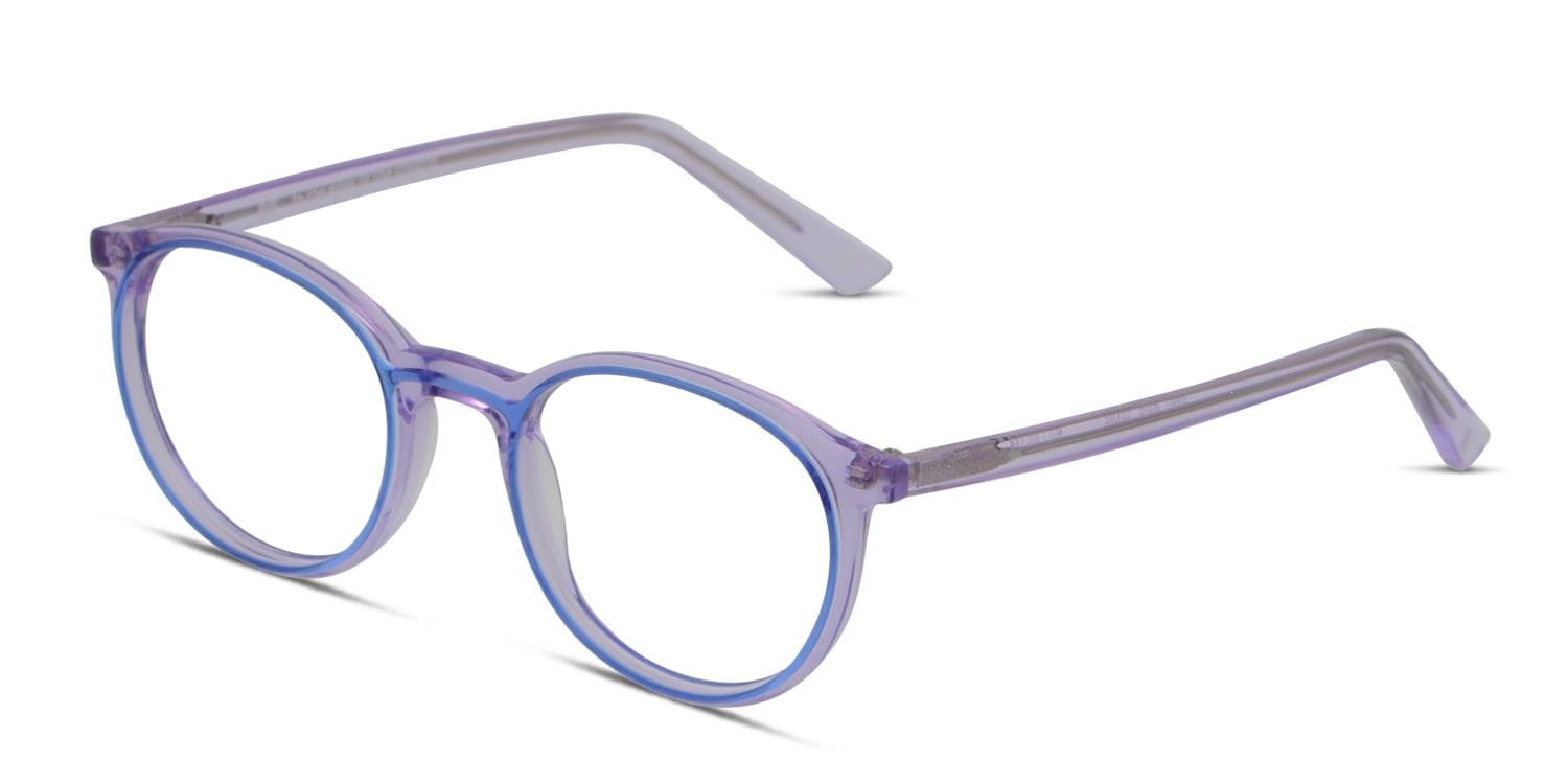 Muse Geso Blue/Purple/Clear Prescription Eyeglasses