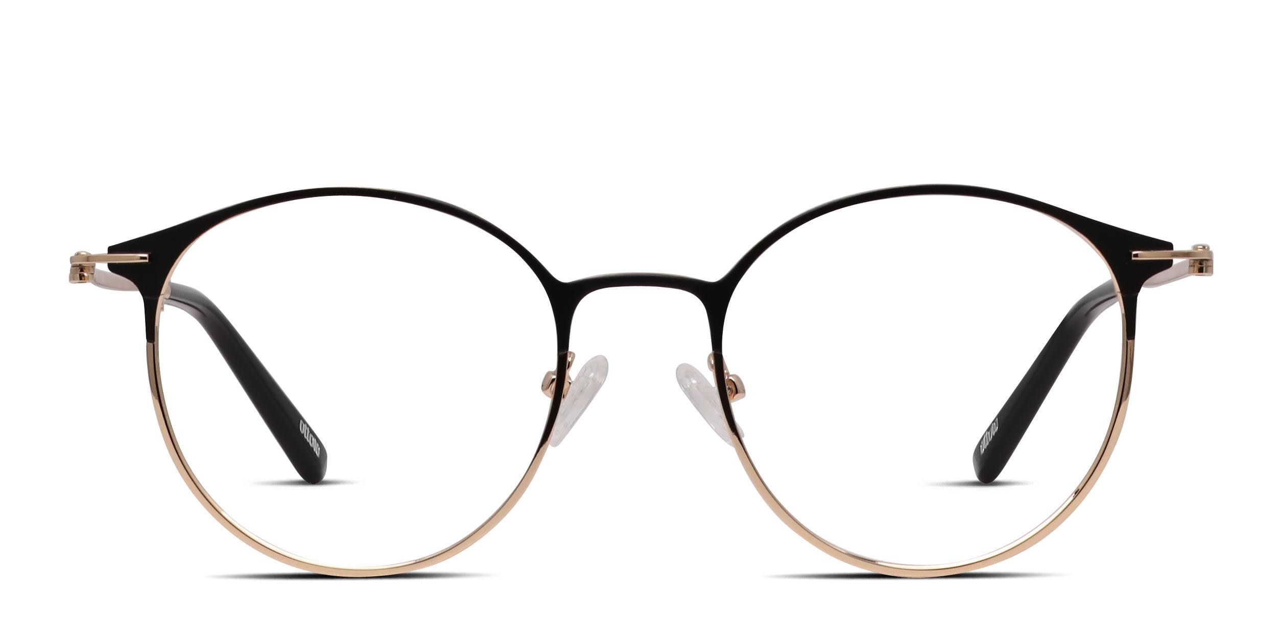 Ottoto Mexicali Black/Gold Eyeglasses | Includes Free Rx Lenses ...