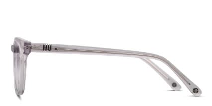 Muse Elixir Gray/Clear Eyeglasses | Includes Free Rx Lenses ...