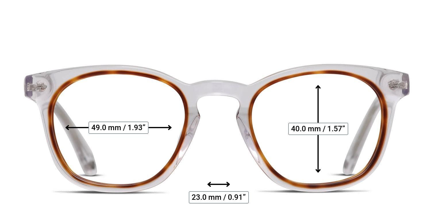 Muse Elixir Clear/Tortoise Eyeglasses | Includes Free Rx Lenses ...