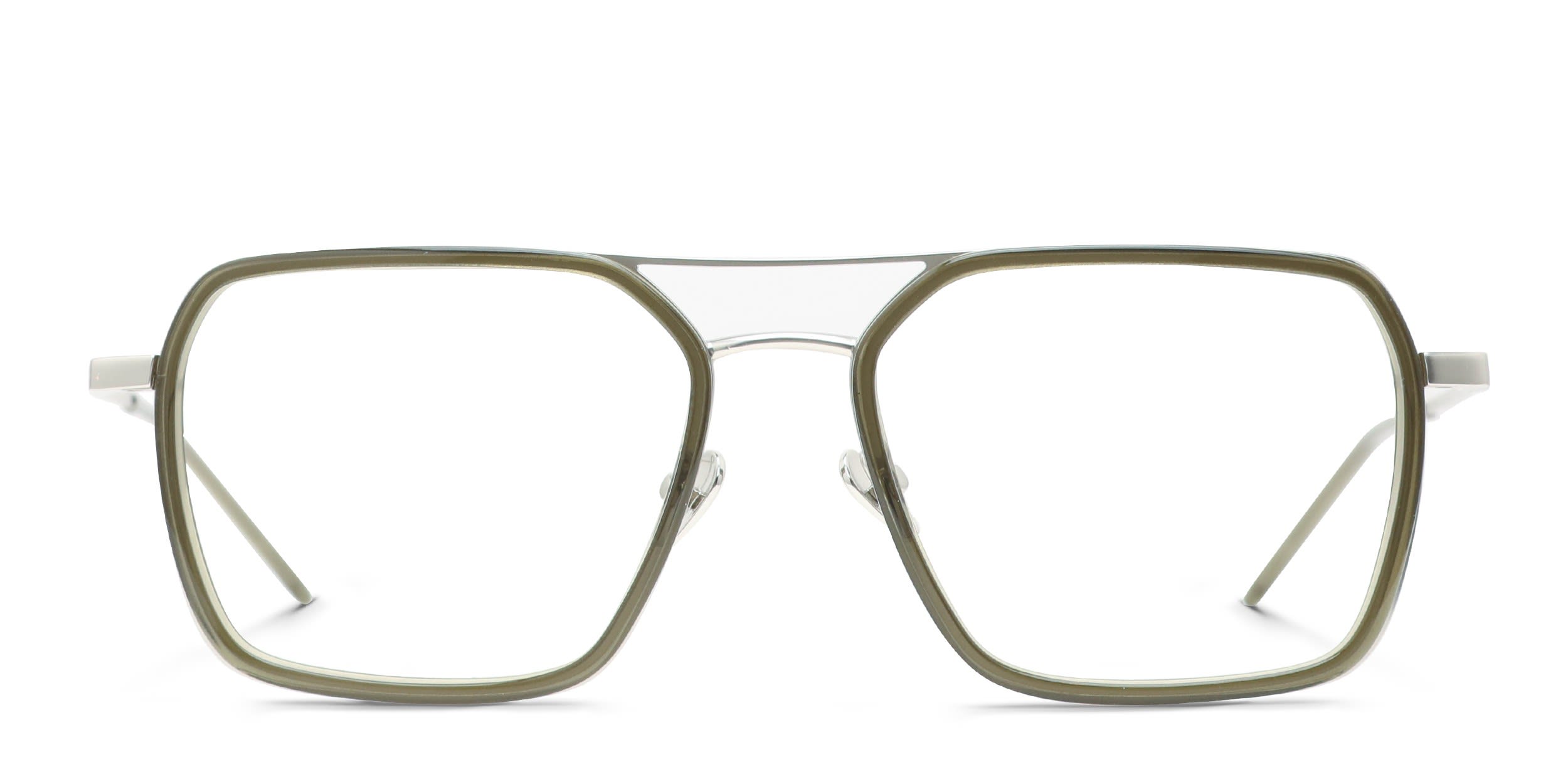 Ottoto Presto Green, Silver Eyeglasses | Includes Free Rx Lenses ...