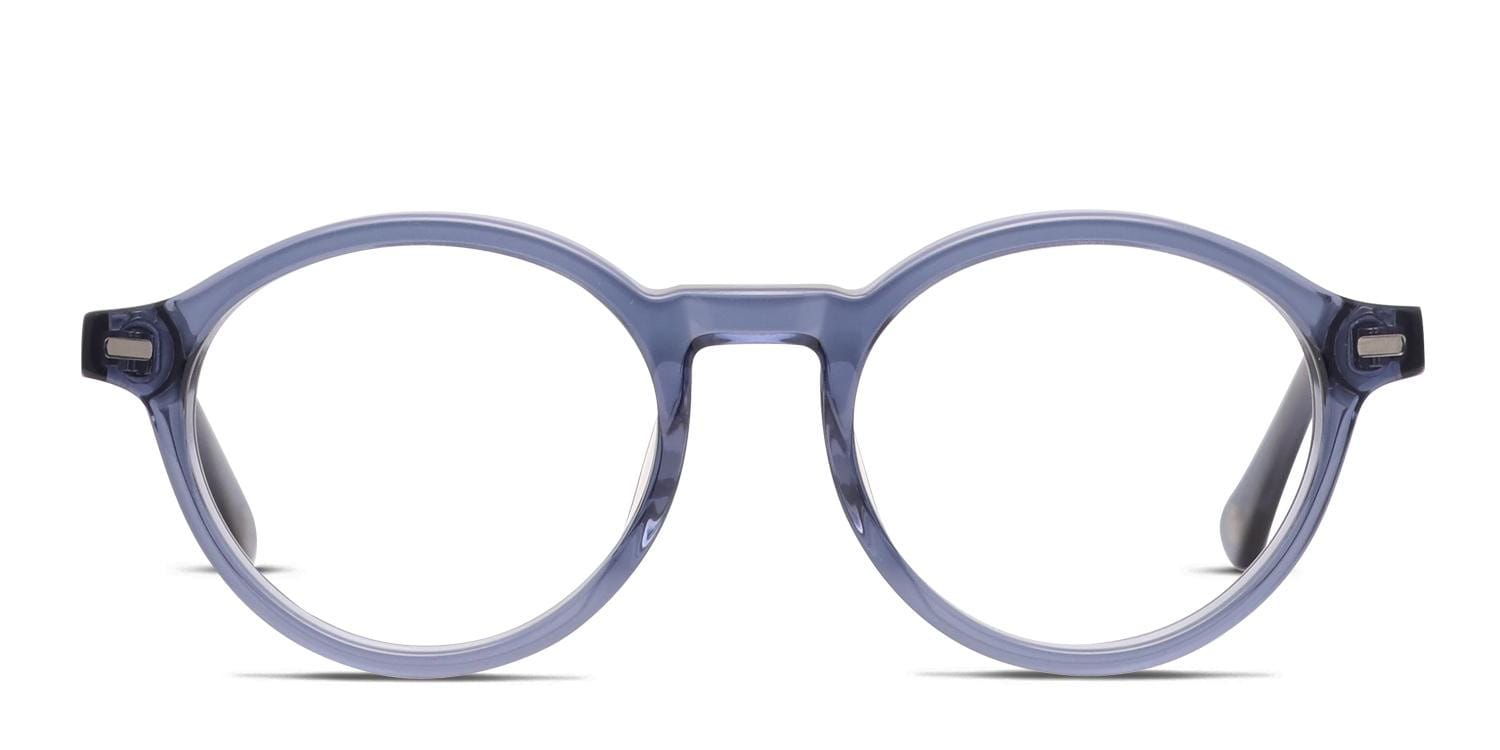 Muse M Round Blue/Clear Eyeglasses | Includes Free Rx Lenses ...