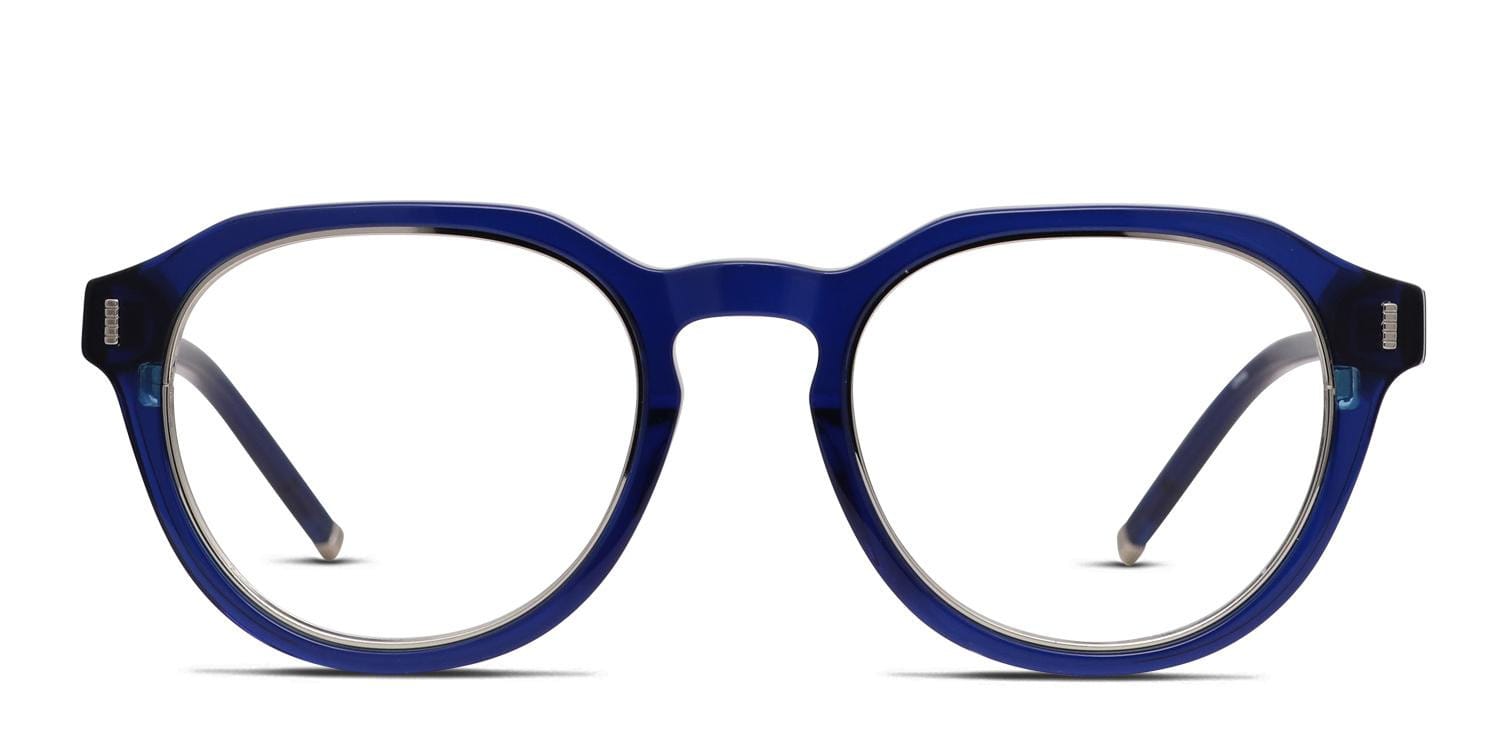 Ottoto Metro Circle Blue Eyeglasses | Includes Free Rx Lenses ...