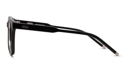Ottoto Prospect Park Shiny Black Eyeglasses | Includes Free Rx Lenses ...