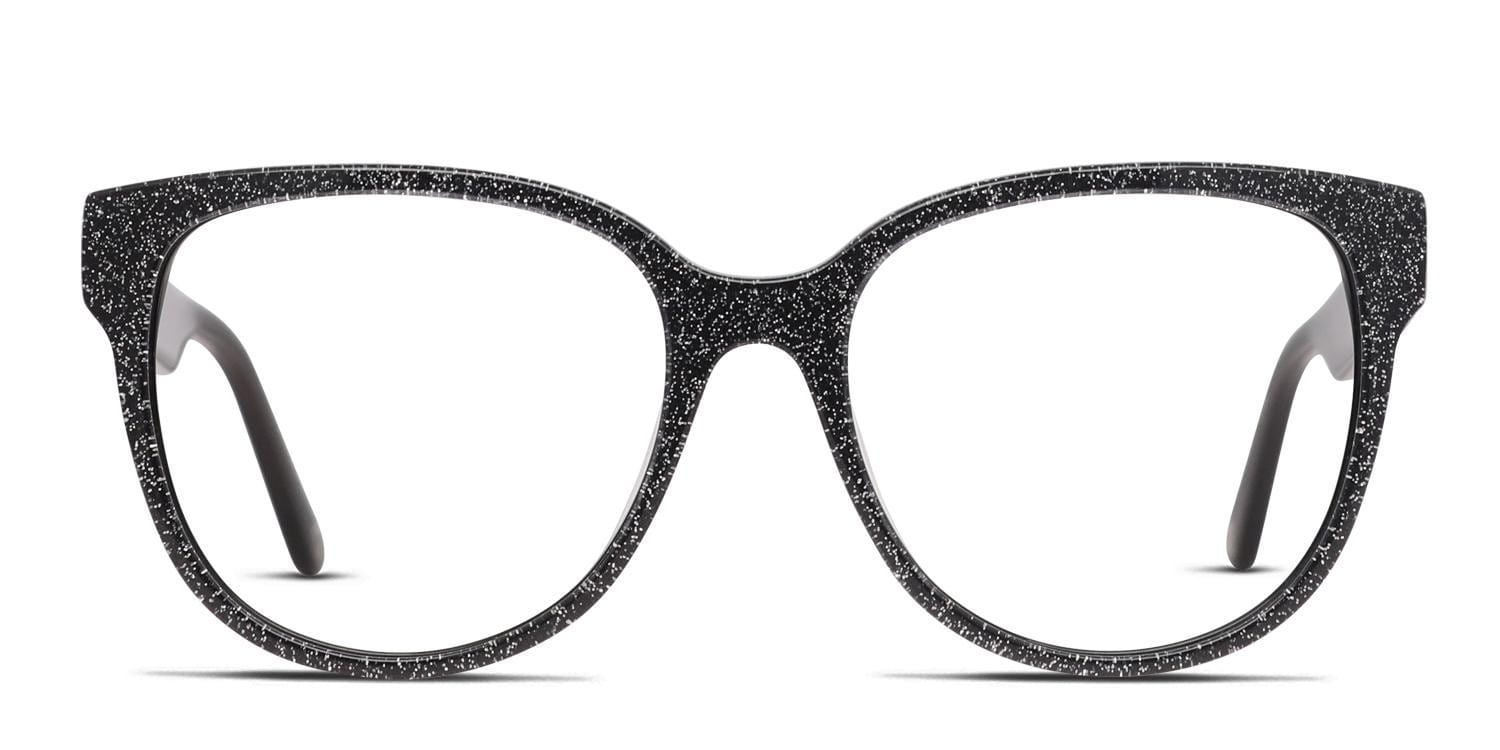 Muse Makayla Gray/Glitter Eyeglasses | Includes Free Rx Lenses ...