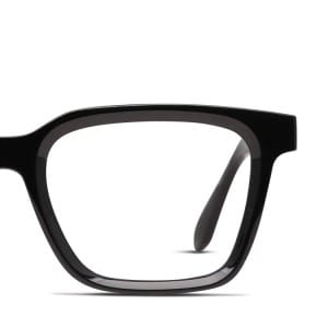 Revel Rafa w/Clip-On Shiny Black Eyeglasses | Includes Free Rx Lenses ...