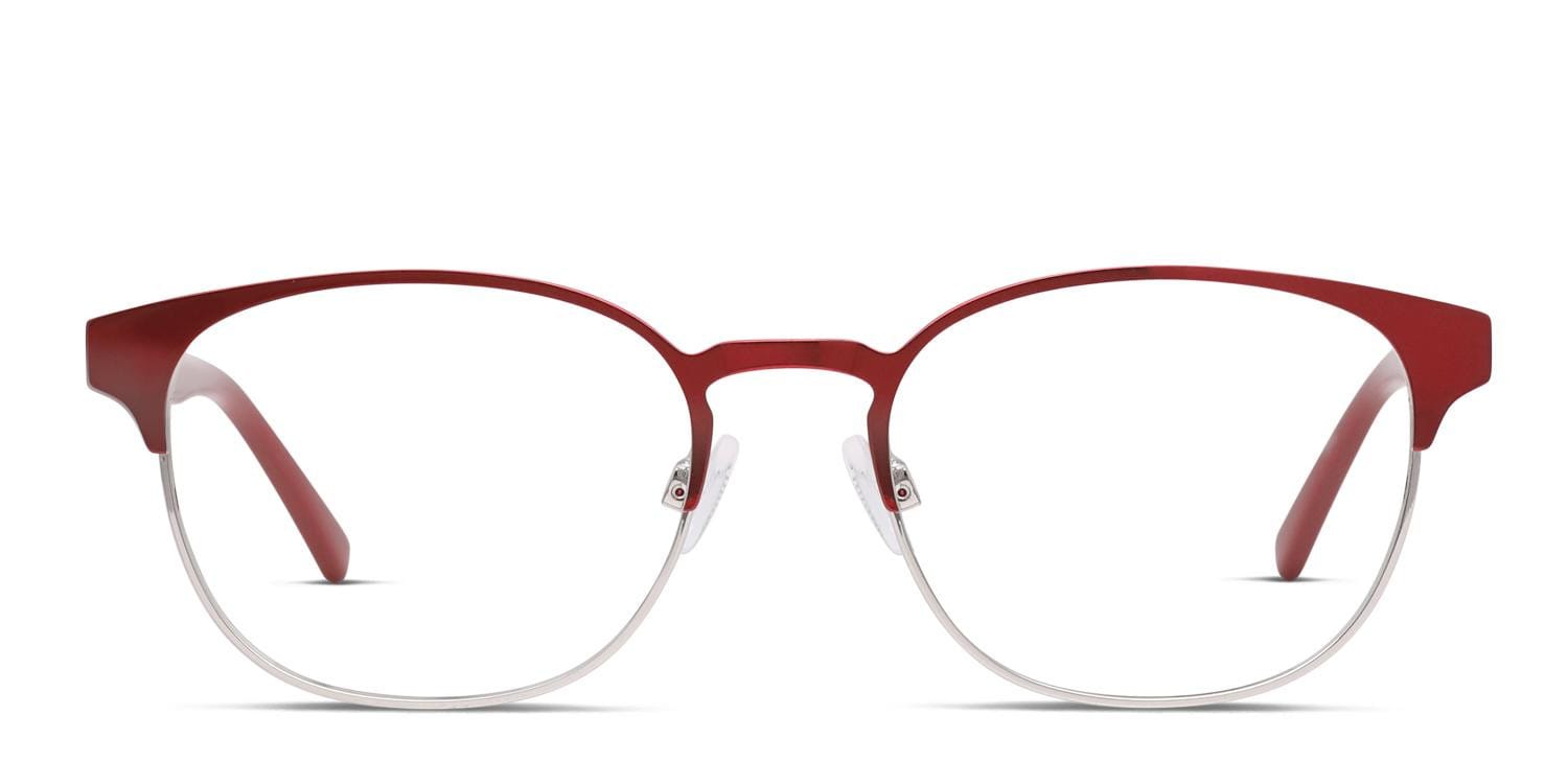 Ottoto Aodhan Red/Silver Eyeglasses | Includes Free Rx Lenses ...