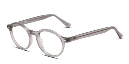 Muse M Round Gray/Clear Eyeglasses | Includes Free Rx Lenses ...