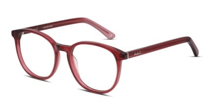 Amelia E. Crescent Red Prescription Eyeglasses