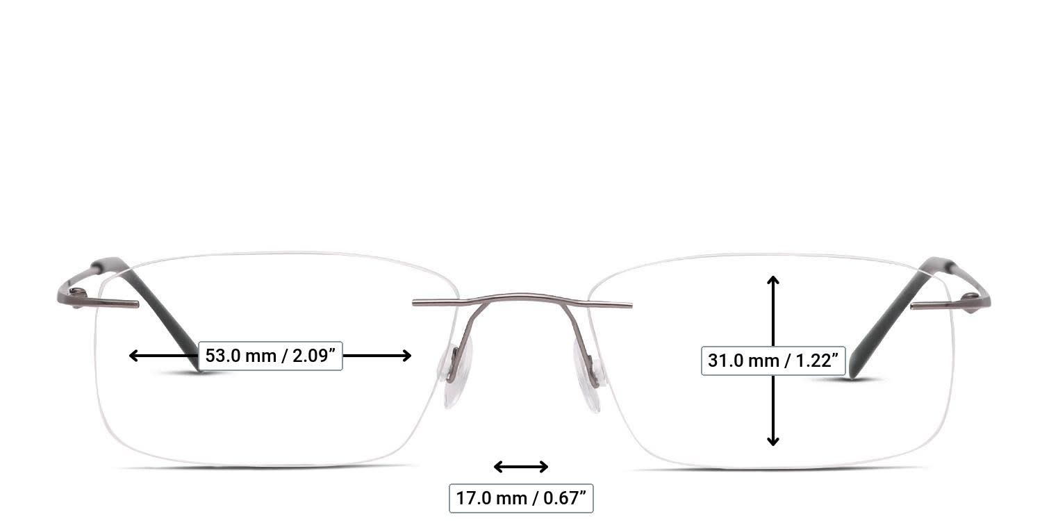 Ottoto Romo Gunmetal Prescription Eyeglasses