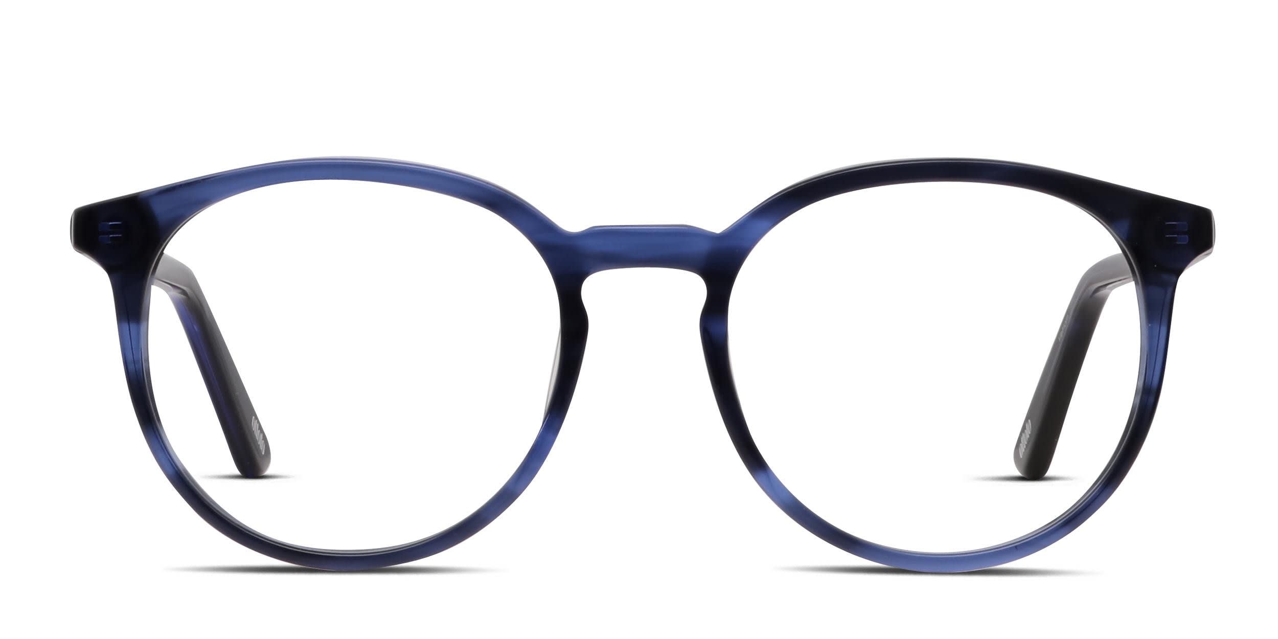 Ottoto Piero Blue, Clear Prescription Eyeglasses