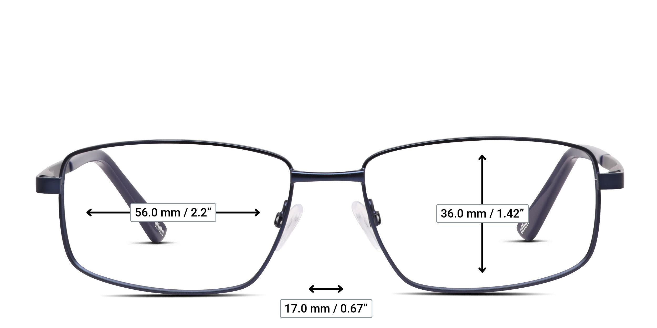 Ottoto Commander Blue Prescription Eyeglasses