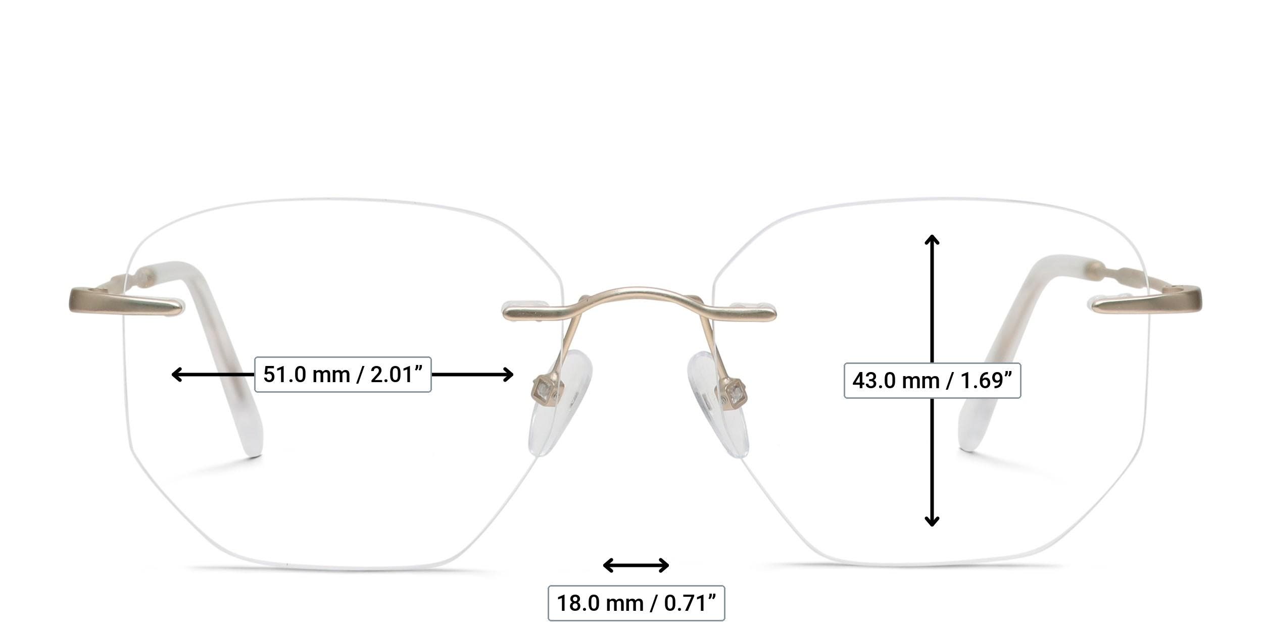 Peck Gold Prescription Eyeglasses