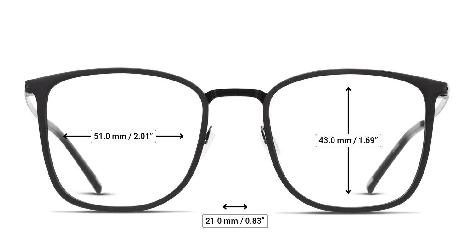 Ottoto Bruno Black Eyeglasses | Includes Free Rx Lenses | GlassesUSA.com