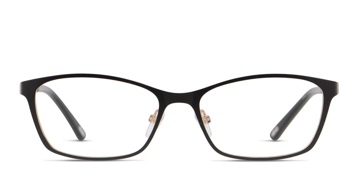 Ottoto Andrea Black/Gold Eyeglasses | Includes Free Rx Lenses ...