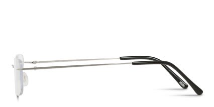 Stewart Silver Eyeglasses | Includes Free Rx Lenses | GlassesUSA.com
