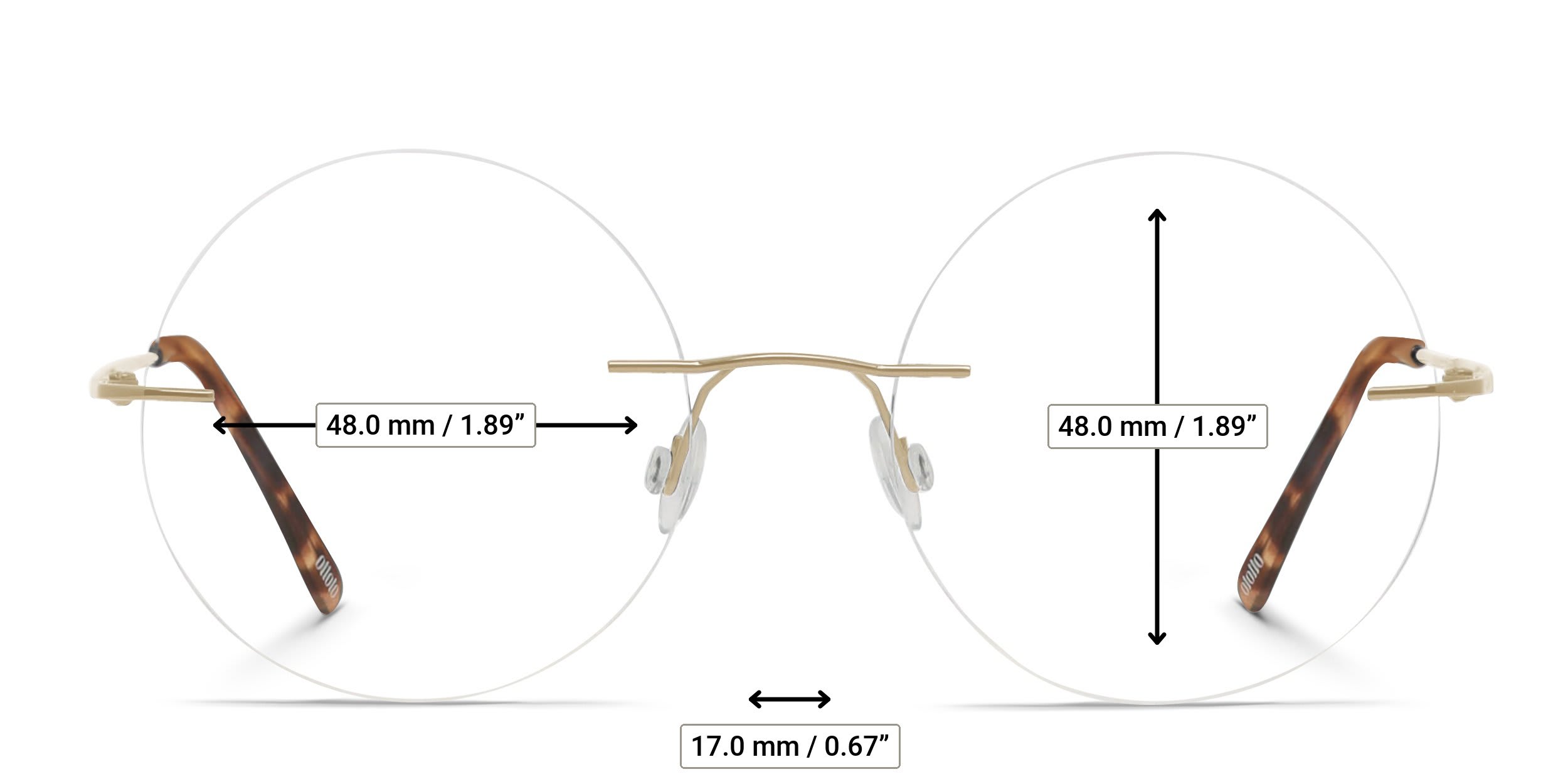 Fred Gold Eyeglasses | Includes Free Rx Lenses | GlassesUSA.com