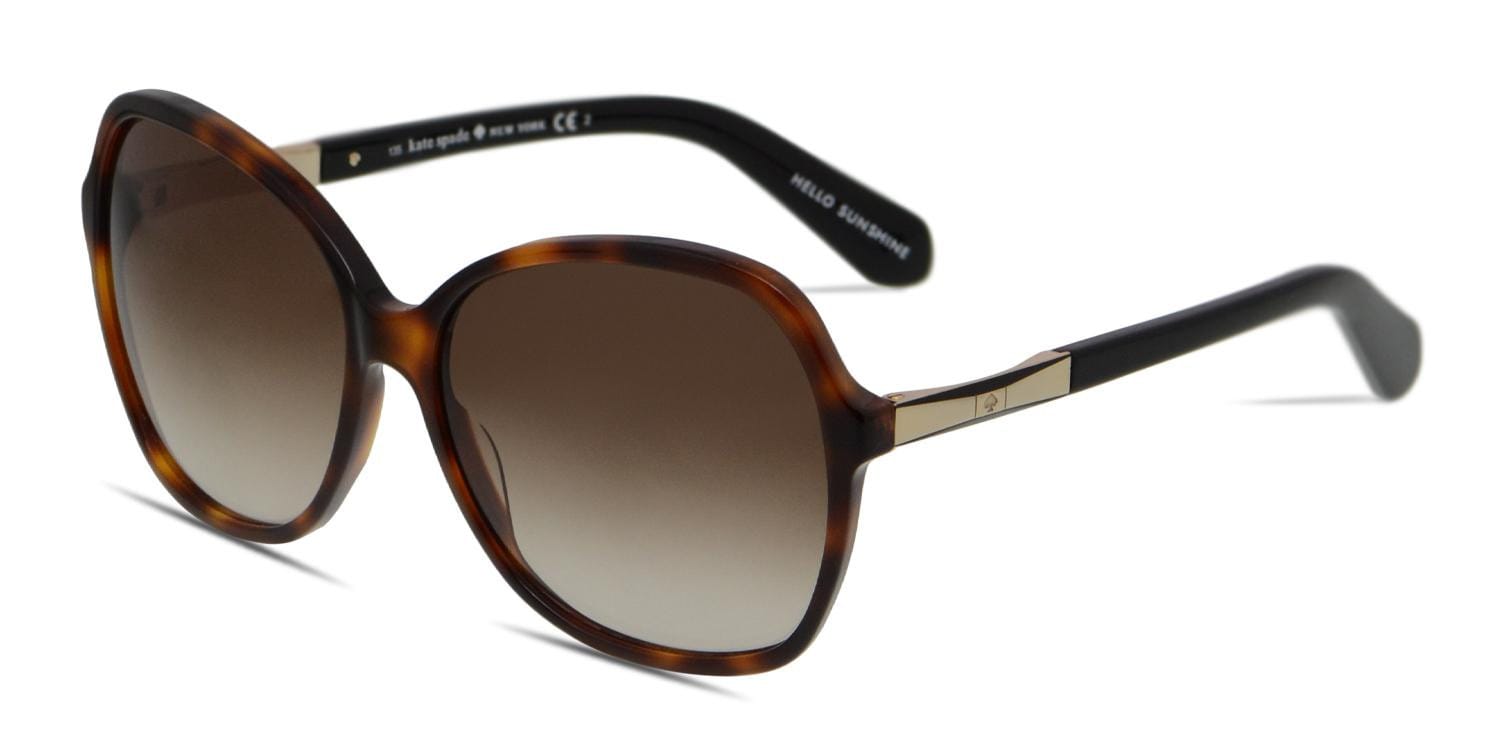 Kate Spade Jolyn/S Tortoise/Gold/Black Prescription Sunglasses