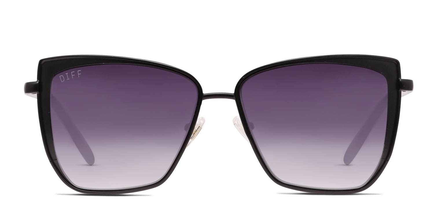 Diff Grace Black Prescription Sunglasses