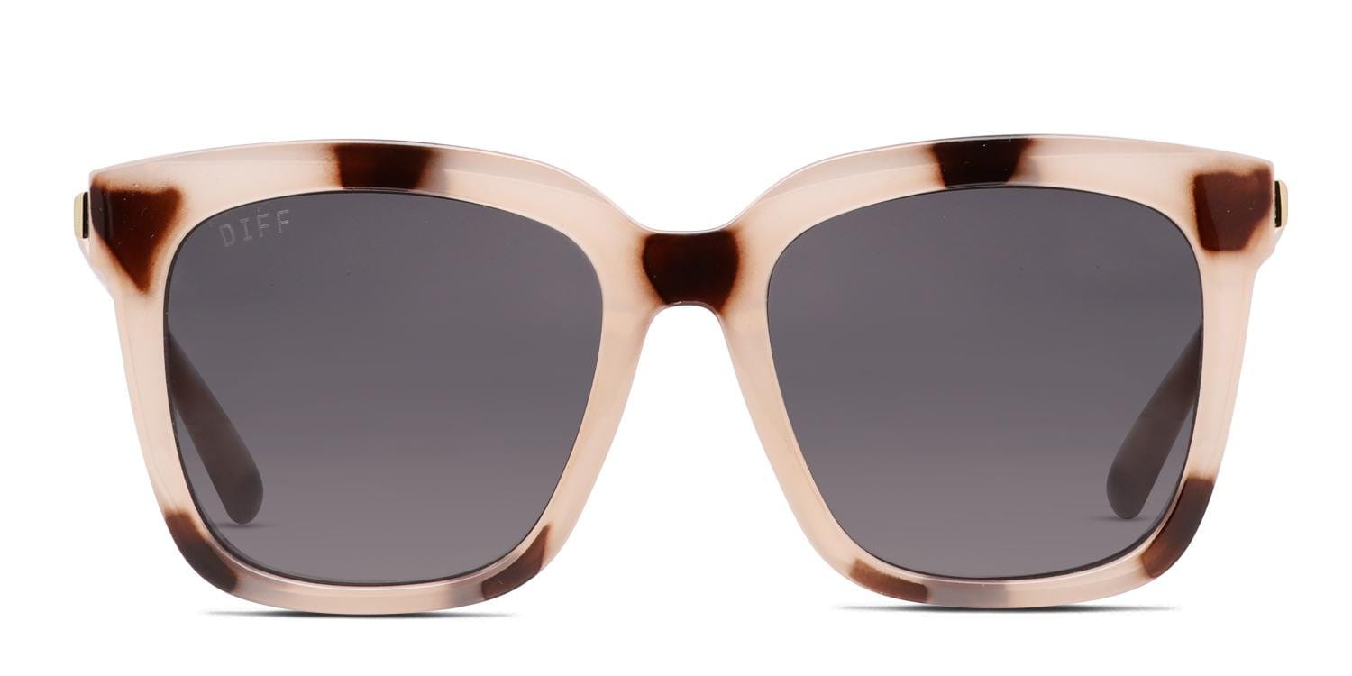 Diff Hailey Beige/Tortoise Prescription Sunglasses