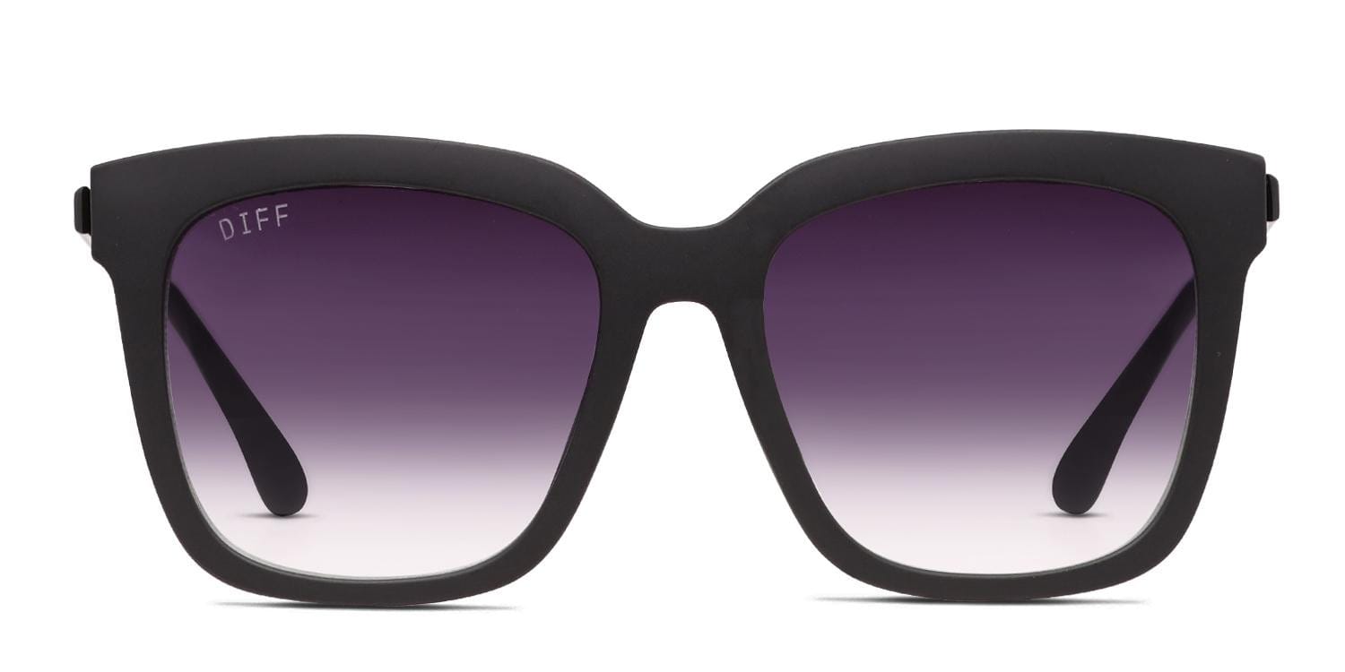 Diff Hailey Black Prescription Sunglasses