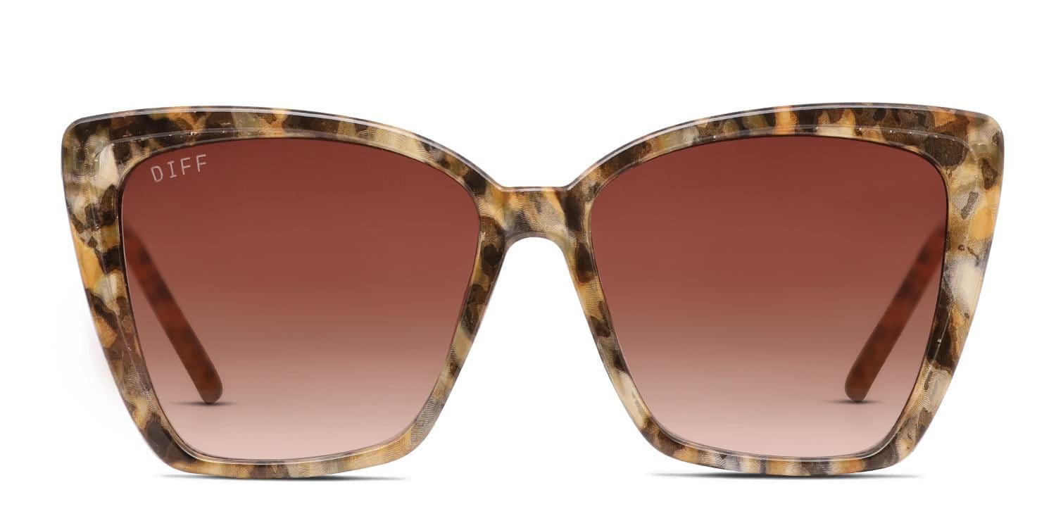 Diff Heidi Tortoise/Brown Prescription Sunglasses