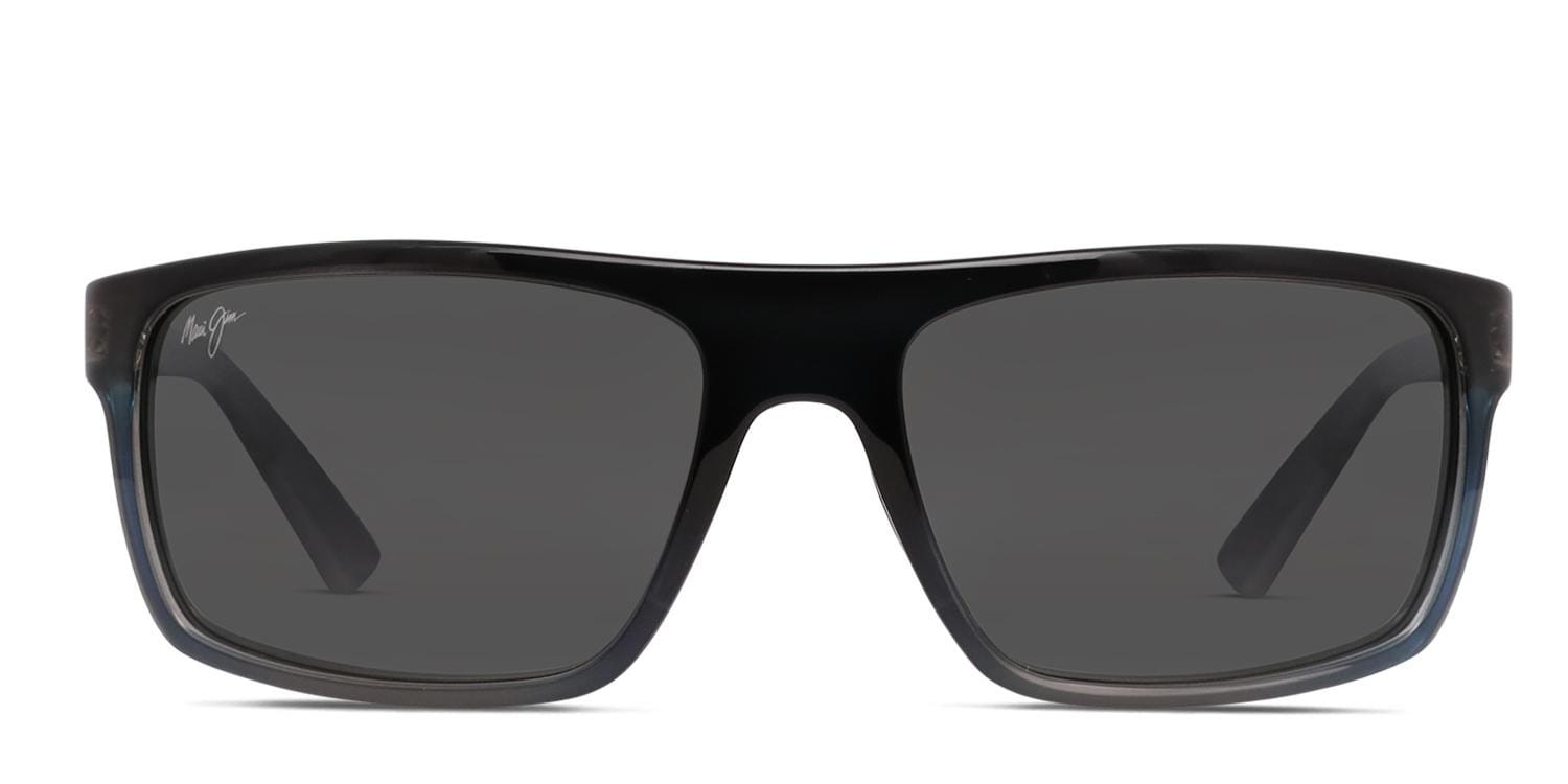 Maui Jim Byron Bay Gray, Blue Prescription Sunglasses - 50% Off Lenses