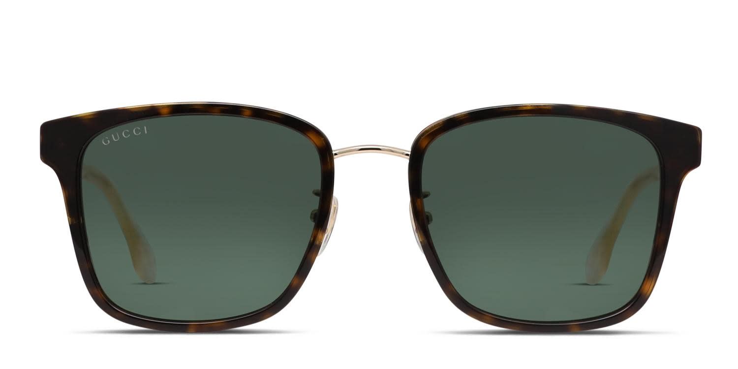 Gucci GG0563SKN Tortoise/Gold Prescription Sunglasses