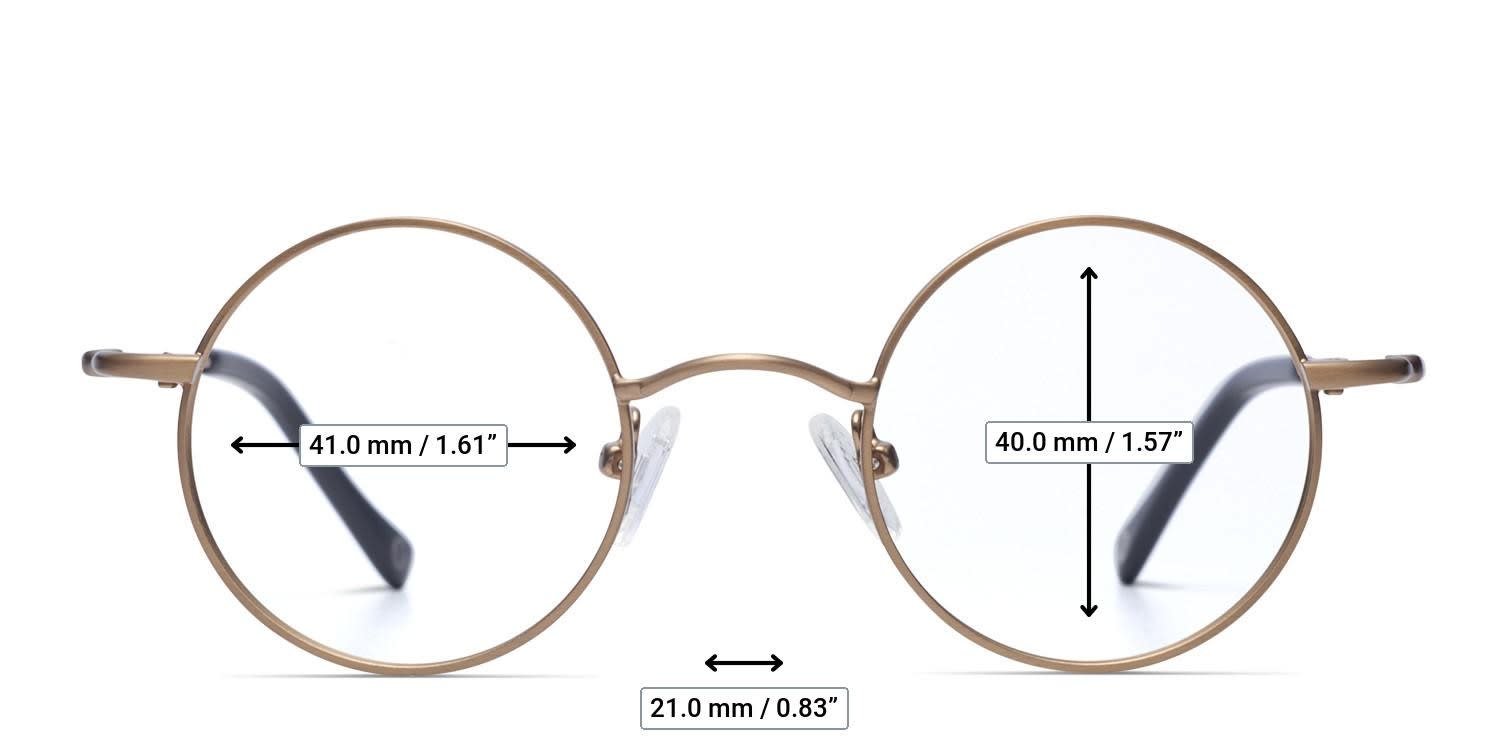 Muse M6644 Bronze Eyeglasses | Includes Free Rx Lenses | GlassesUSA.com