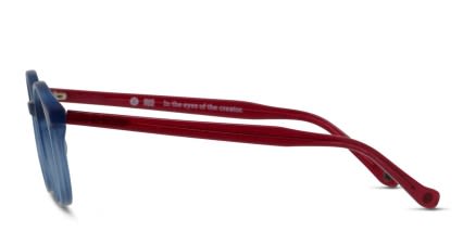 Muse M8071 Blue w/Red Prescription Eyeglasses