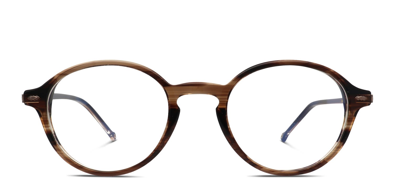 Belvie Alvia Brown Prescription Eyeglasses