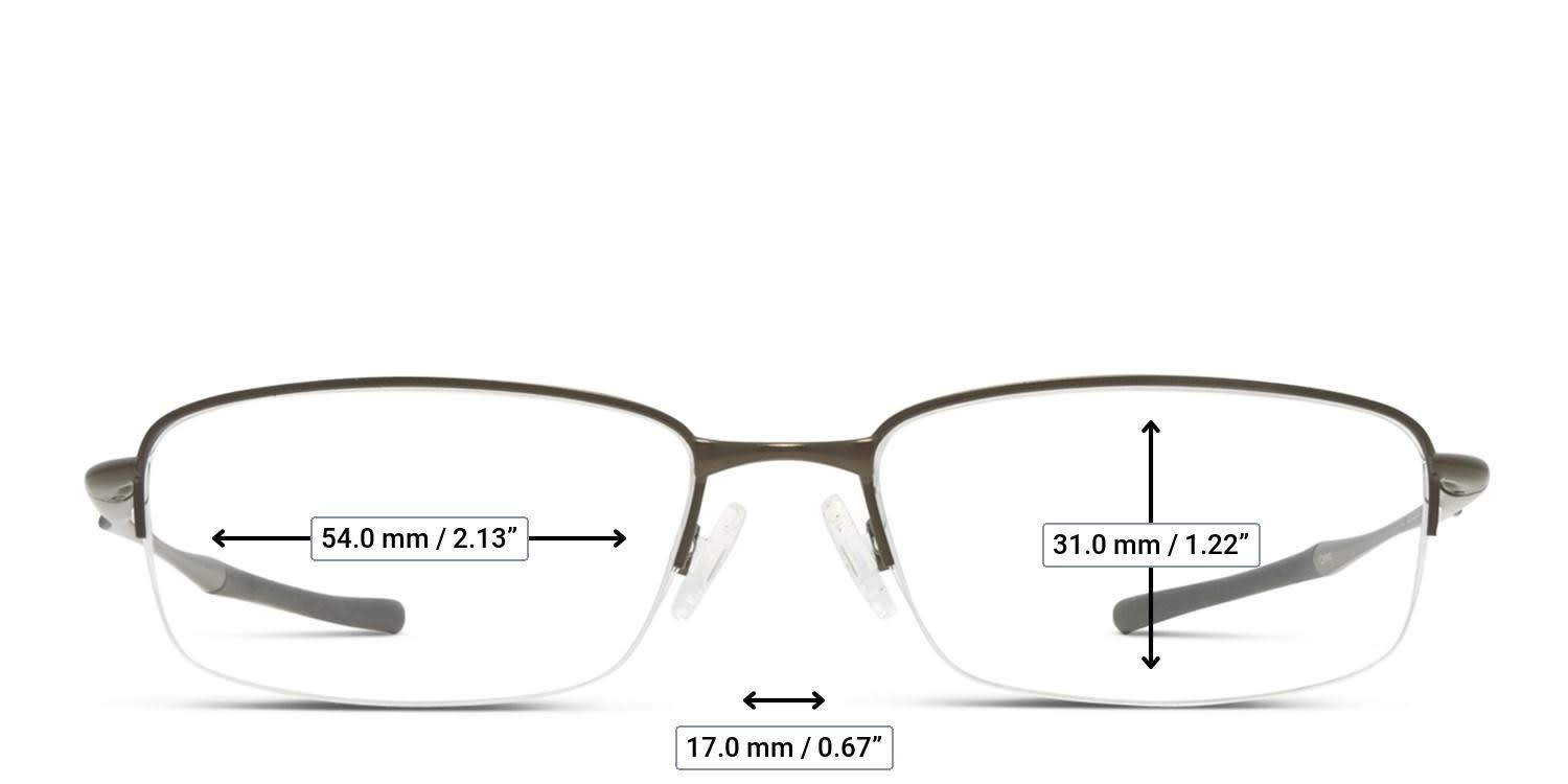 Oakley Clubface Gunmetal Eyeglasses | Includes Free Rx Lenses ...