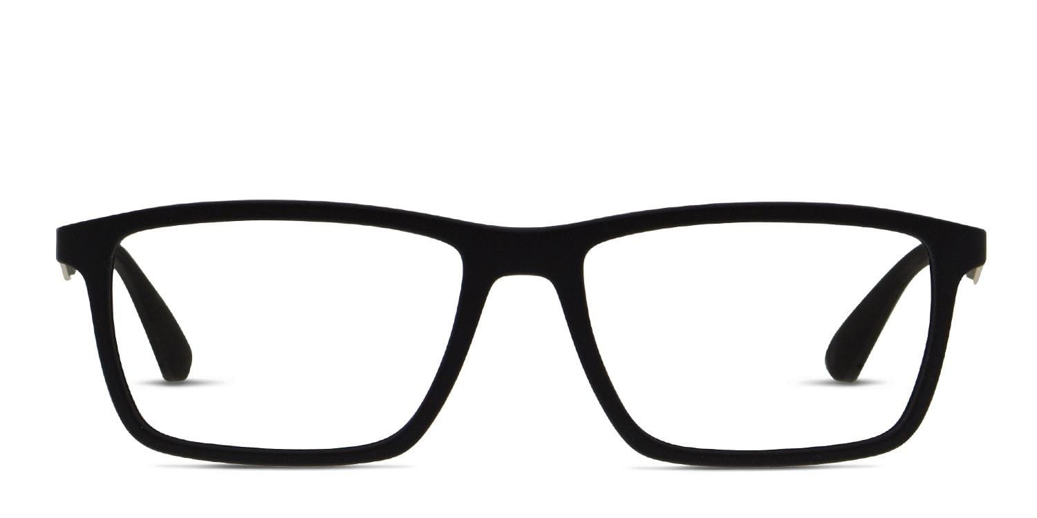 Ray-Ban RX7056 Black/Gold Eyeglasses | Includes Free Rx Lenses ...