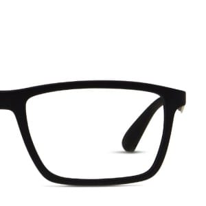 Ray-Ban RX7056 Black/Gold Eyeglasses | Includes Free Rx Lenses ...