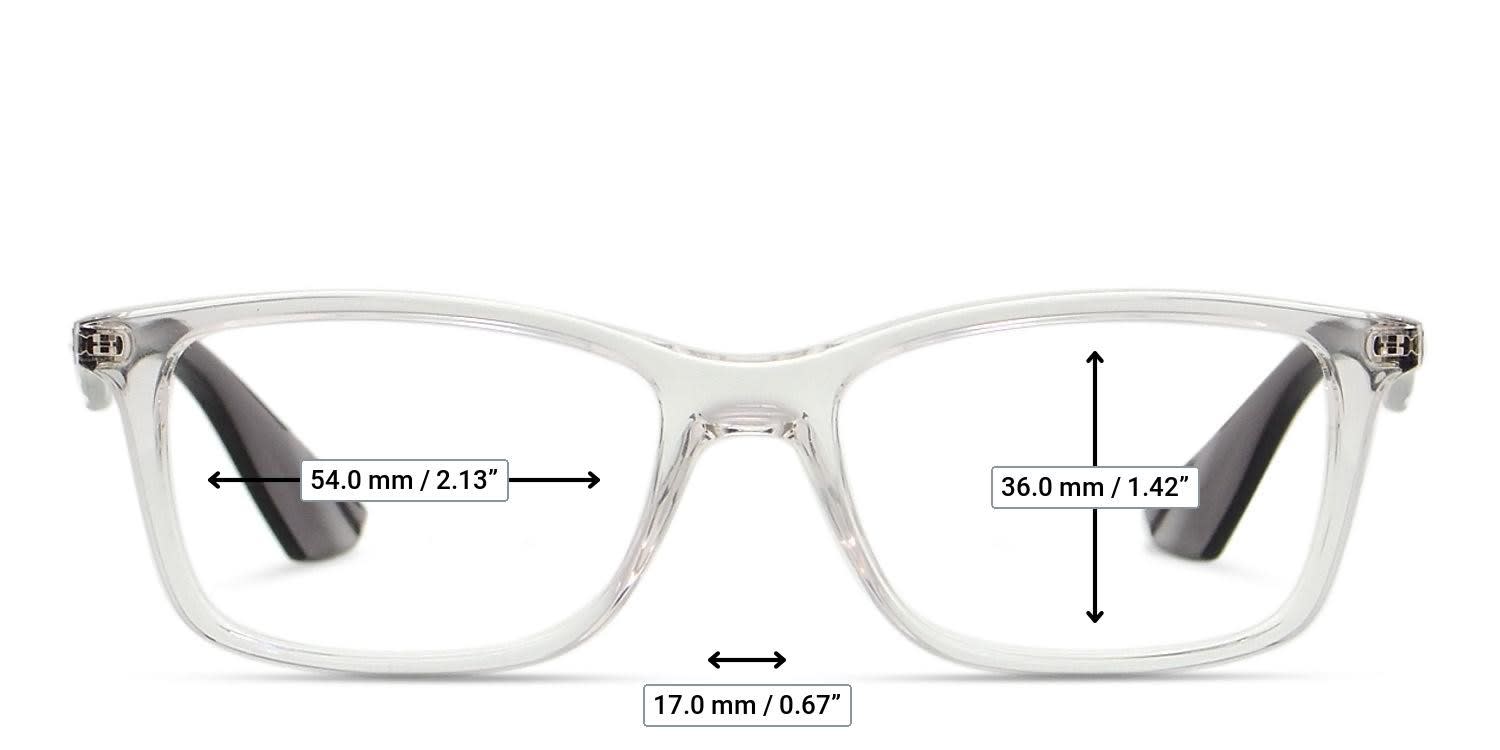 Ray-Ban RX7047 Clear Eyeglasses | Includes Free Rx Lenses | GlassesUSA.com