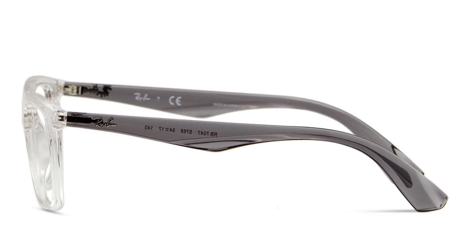 Ray-Ban RX7047 Clear Prescription Eyeglasses
