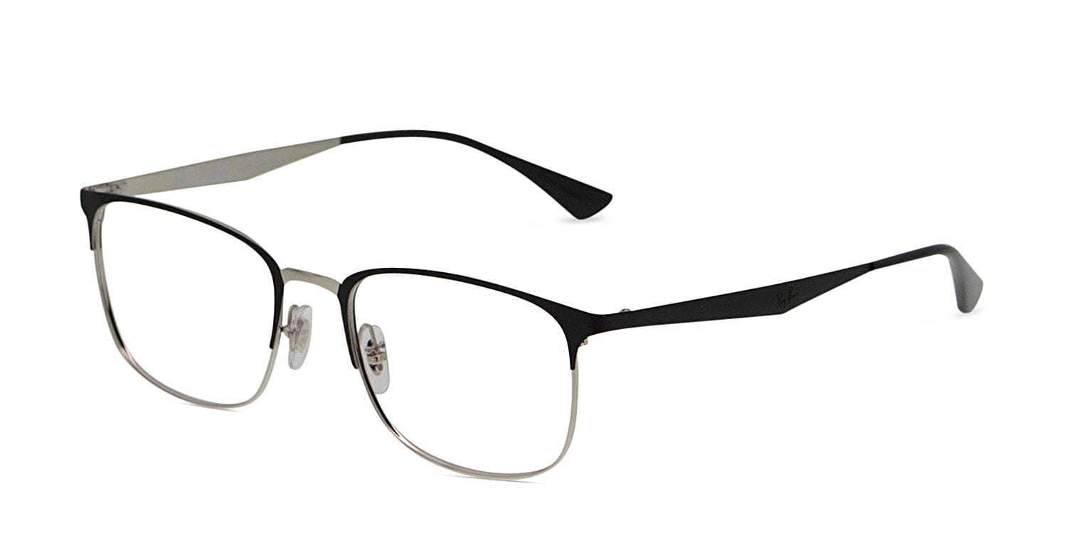 Ray-Ban RX6421 Black/Silver Prescription Eyeglasses