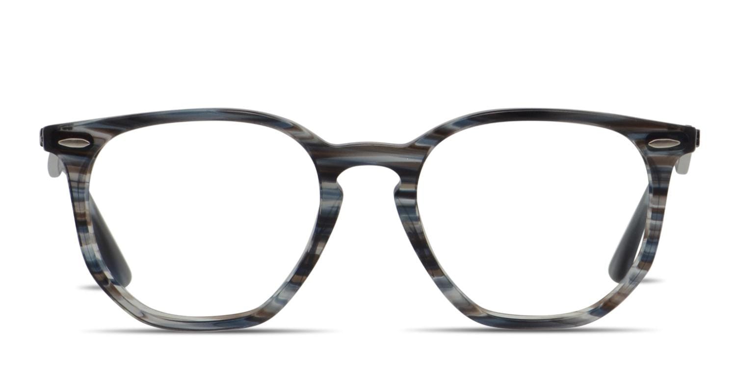 Ray-Ban RX7151 Gray, Brown, Blue Prescription Eyeglasses